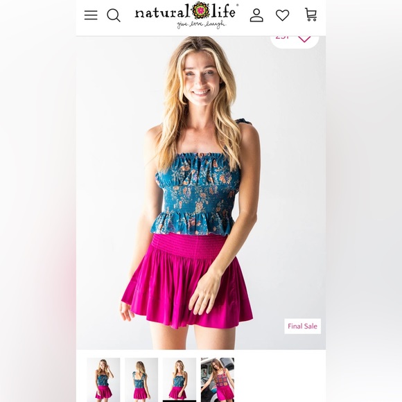 Natural Life Daisy Skort